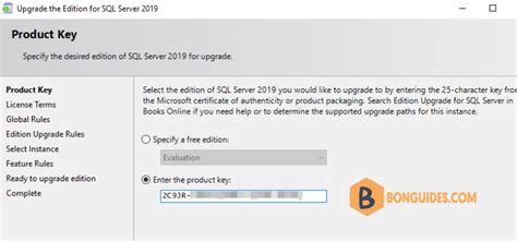 How To Change Product Key For SQL Server