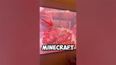 How To Make A Lava Chicken From Minecraft Irl😱 Youtube