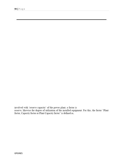 Module Variable Load With Power Plant Economics Pdf Power Station