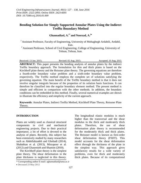 Pdf Bending Solution For Simply Supported Annular Plates Using · Pdf Fileiran 2 Assistant