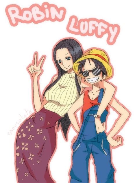Robin X Luffy One Piece
