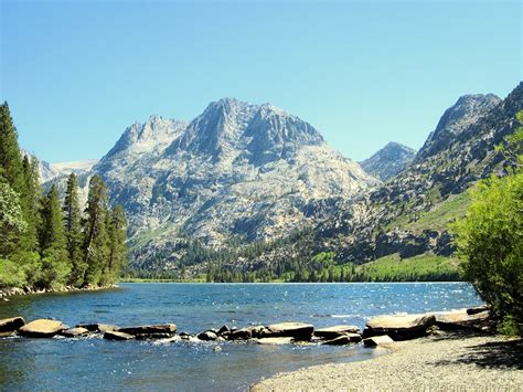 Photo View From Outlet Of Silver Lake To Carson Peak