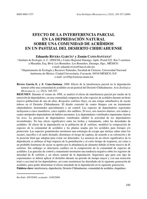 Pdf Effect Of Partial Interference On Natural Predation Of A