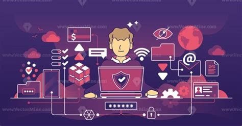 Network Security And File Storage Safety For Cyberspace Outline Concept