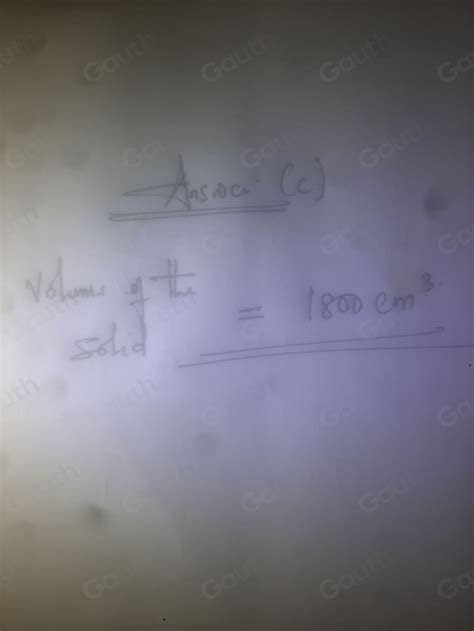 solved the solid shown below is made by combining two rectangular