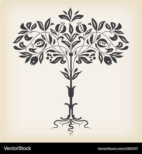 Abstract Tree Royalty Free Vector Image VectorStock