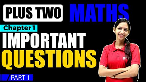 Plus Two Maths Onam Exam Chapter 1 Relations And Functions Exam