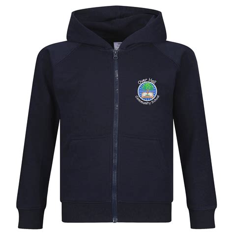 Over Hall Community School Zipped Hoodie My School Style
