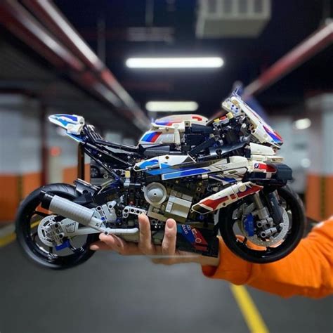 ใช้ได้กับเลโก้โมเดลรถมอเตอร์ไซค์ M1000RR BMW ชุดของเล่นตัวต่ออาคาร ...