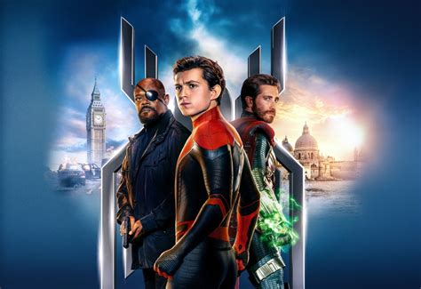 Mysterio Marvel Comics Jake Gyllenhaal Samuel L Jackson Spider