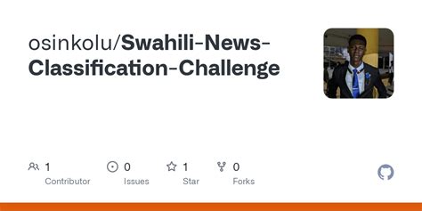 Github Osinkolu Swahili News Classification Challenge