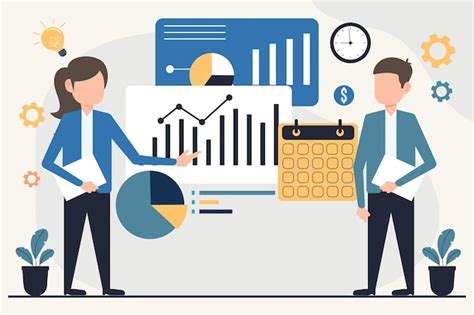 Premium Vector Flat Design Vector Illustration Concept For Business Analysis And Planning