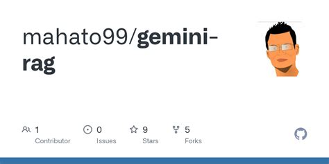 GitHub Mahato Gemini Rag