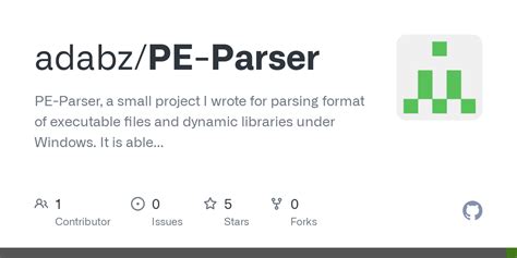 github adabz pe parser pe parser a small project i wrote for