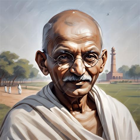 Premium Photo Mahatma Gandhi Portrait
