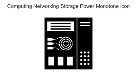 Computing Networking Storage Power Monotone Icon In Powerpoint Pptx Png