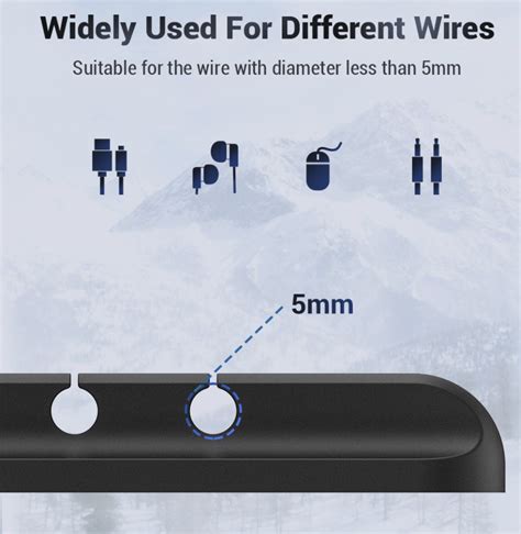 Cable Organiser Cable Clips Cable Holder Silicone Cable Etsy Uk