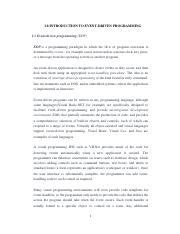 1 0 INTRODUCTION TO EVENT DRIVEN PROGRAMMING Pdf 1 0 INTRODUCTION TO