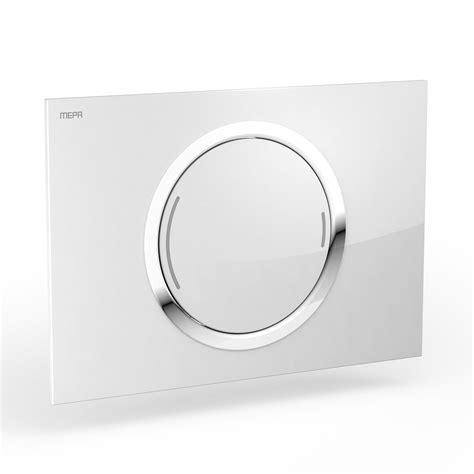 Mepa Zero Betätigungsplatte Weißchrom 421854 Reuter