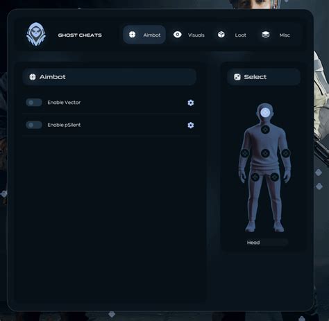 Ghost Cheats для Arena Breakout Чіти для Abi Nfkcheats