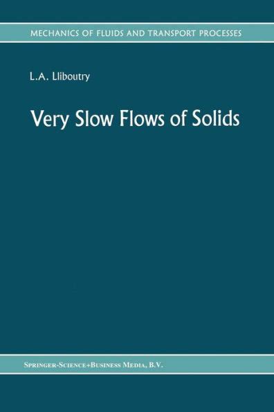 Barnes And Noble Very Slow Flows Of Solids Basics Modeling Geodynamics And Glaciology Mall Of