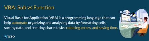 Vba Sub Vs Function Overview Key Differences How To Write Wall