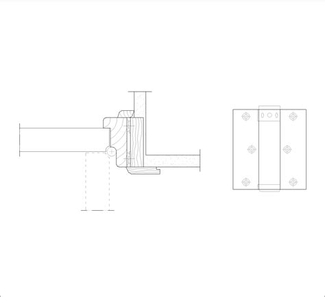Hinge Door Dwg At Clinton Spears Blog