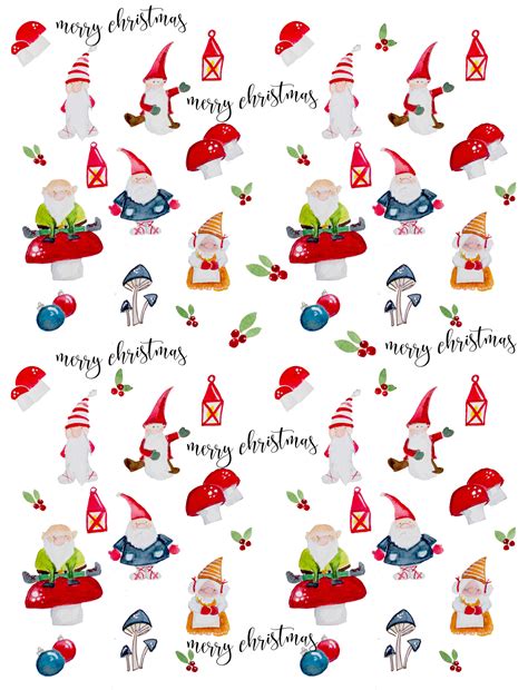 Free Printable Christmas T Wrapping Paper Free Printable