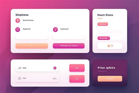 Premium Photo Personal Account Navigation Ui Elements Kit