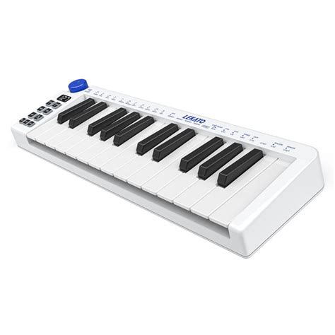 Lekato 25 Key Mini Midi Keyboard Controller Bluetooth Velocity Sensiti Lekato Buy Musical
