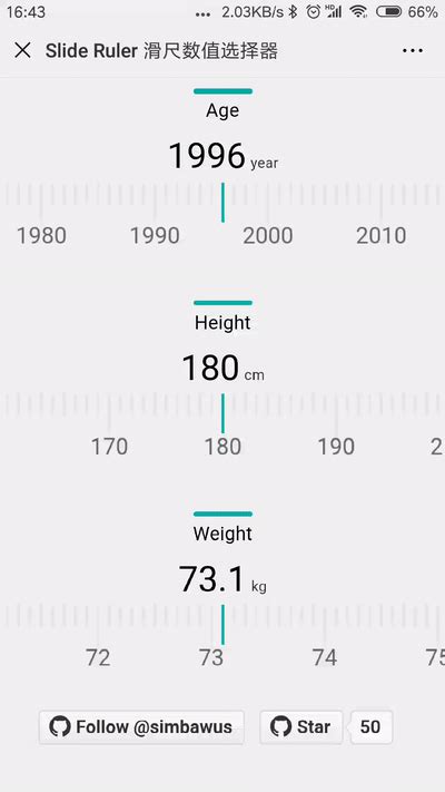 How Do I Build A Slider Ruler Like This This Is A Package For Web But I Want To Build It In