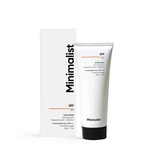 Minimalist Spf 60 Sunscreen 50g Jeevee