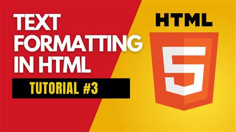 Html Tutorial 4 Html Text Formatting Bold Tag In Htmltext Style