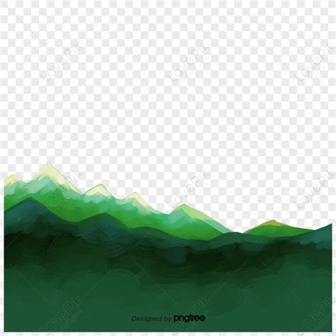 초록색 의 그라데이션 일러스트 장면 디자인 풍경 어지럽다 Png 일러스트 무료 다운로드 Lovepik
