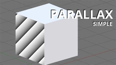 the simplest parallax shader in blender