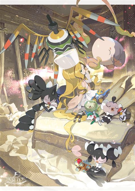 Gallade Caitlin Houndoom Musharna Empoleon And 7 More Pokemon And 1 More Drawn By E