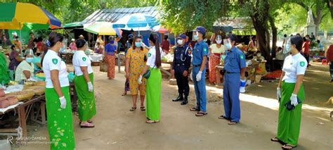 စစ်ကိုင်းတိုင်းဒေသကြီး ချောင်းဦးမြို့နယ်၌ ယာယီပျံကျစျေး၊စားသောက်ဆိုင်နှင့် လက်ဖက် ရည်ဆိုင်မ