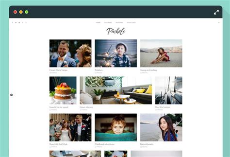 Free Gallery Website Template