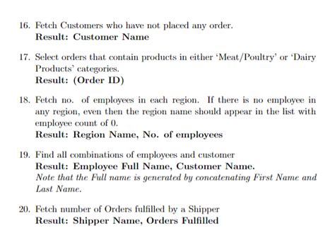 Solved Need To Solve These Sql Queries Using Operations Such Chegg Com
