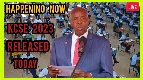 🔴live Kcse 2023 Results Announcement Declaration Live Now Kcse
