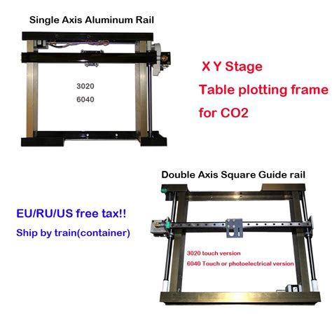 Jual Sine Single Axis Aluminum Rail And Double Axis Square Guide Rail X Y