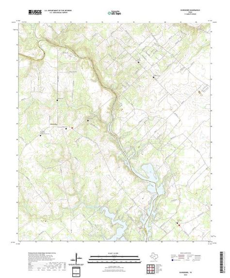 Us Topo 7 5 Minute Map For Schroeder Tx American Map Store