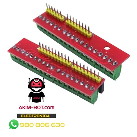 Shield De Borneras Para Arduino Uno Akim Bot
