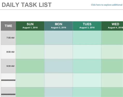 Best 15 Printable Task List Templates [excel And Word] Word Excel