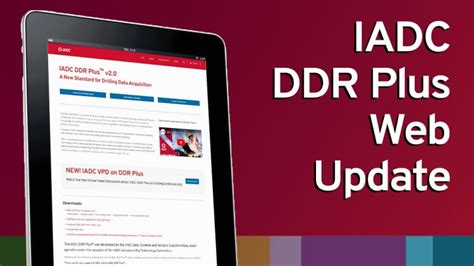 IADC Makes Updates To DDR Plus Webpage IADC Org