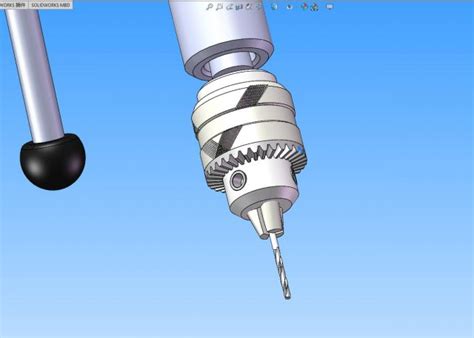 drilling machine design model with detailed structure 3d model in