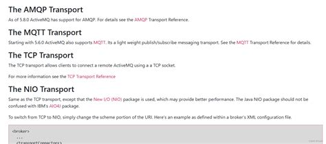 activemq的传输协议 activemq mqtt csdn博客
