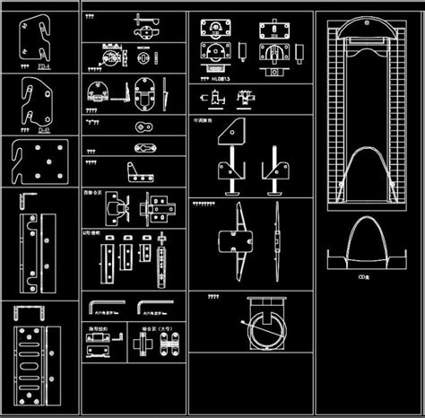 【over 1200 Hardware Accessories Cad Blocks】 High Quality Dwg Files