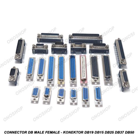Jual Connector Db Male Female Konektor Db9 Db15 Db25 Db37 Db50 Db01 Jakarta Barat Ono