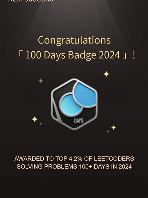 Subodh Kangale On Linkedin Leetcode 100daysofcode Achievementunlocked